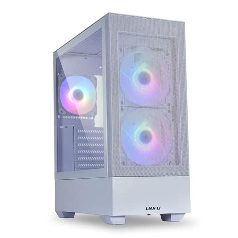 Buy Lian Li Mesh Airflow Atx Pc Case Gaming Computer Case Mid Tower Chassis With 3 Argb Pwm Fans