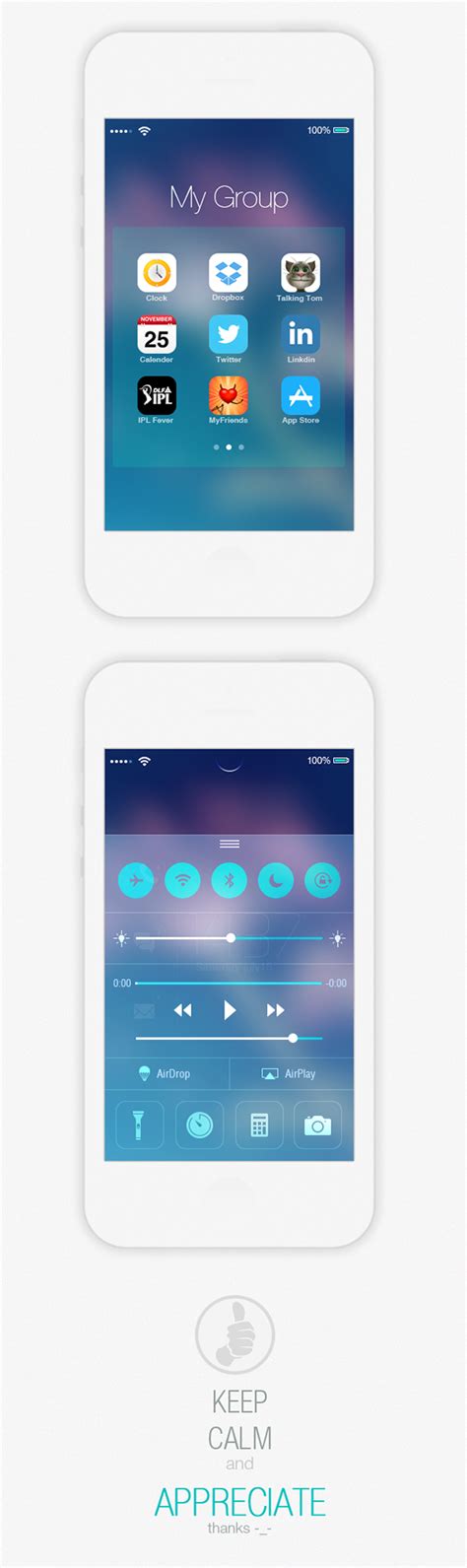 IOS8 Design Concept On Behance