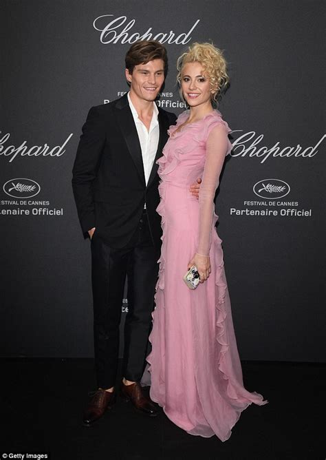 Pixie Lott Joins Model Beau Oliver Cheshire At Chopard Bash In Cannes