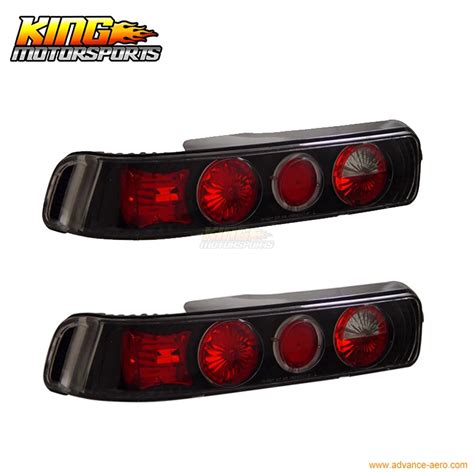 For 1990 1993 Acura Integra 2dr 3dr Tail Lights Halo Black Usa Domestic