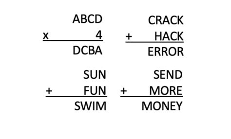 How To Solve Cryptarithmetic Puzzles Central Galaxy