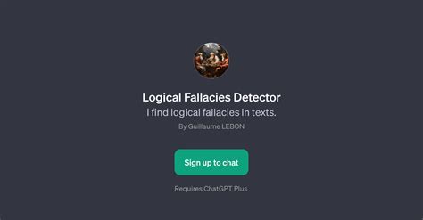 Logical Fallacies Detector And 4 Other Ai Alternatives For Fallacy