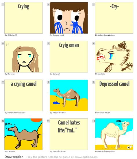 Crying Drawception