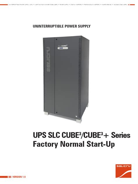 Normal Start Up Procedure Pdf Power Inverter Rectifier