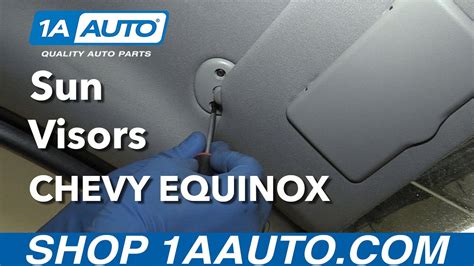 How To Remove Sun Visor Chevy Equinox Youtube