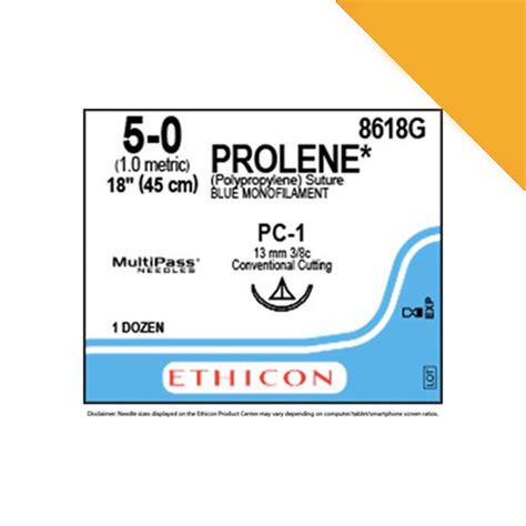 Suture Prolene Monofilament Polypropylene Pack Of 12 Medical Pantry
