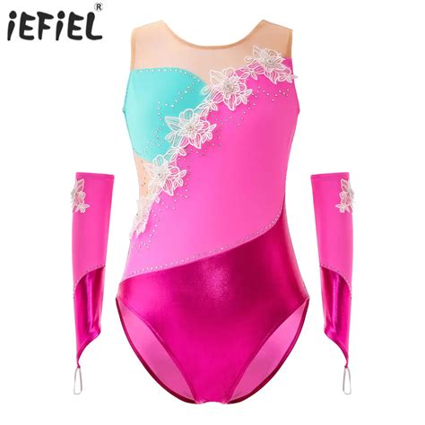 V Tements De Danse De Ballet De Gymnastique Pour Filles Justaucorps De