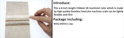 Weldingstop 6 In Machinist Ruler Scale 5r 10ths 1 100 1 32 1 64