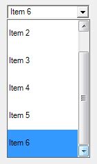 C Ownerdrawvariable Combobox Dropdown Blank Space Stack Overflow