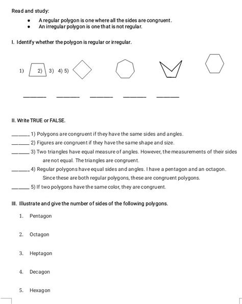 Read And Study A Regular Polygon Is One Where All The Sides Are