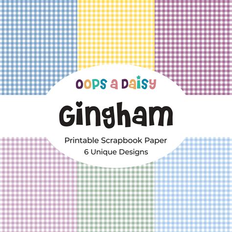 Gingham Printable Paper 289 550 Checkered Paper Royalty Free Photos