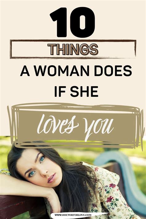When A Woman Loves You She Will Do These 10 Things She Loves You