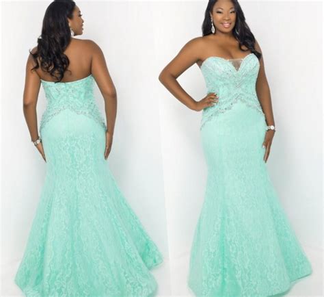 Green Plus Size Prom Dresses Pluslookeu Collection