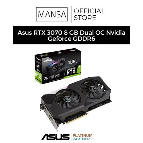 Asus Rtx Gb Dual Oc Nvidia Geforce Gddr Desktop Graphics Card Shopee Singapore