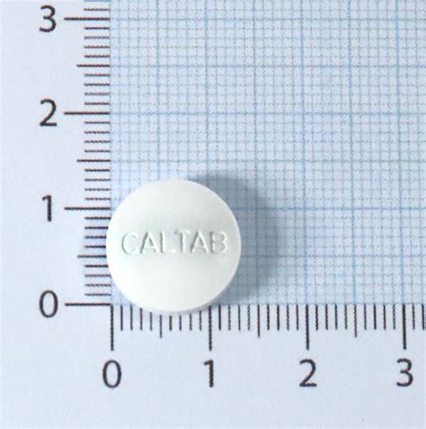 Calcium Carbonate Caltab 1000 Mg New แผงทึบ