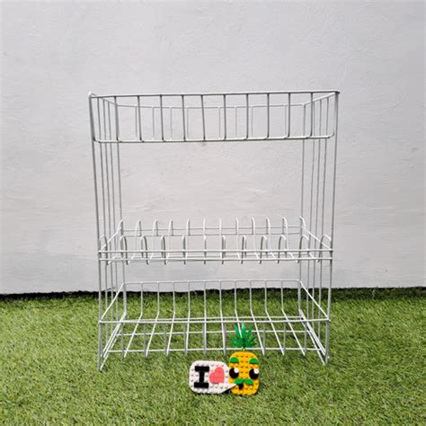 Jual Rak Piring Putih Besi RPK Susun Kota Tasikmalaya Maarif Jaya Tokopedia