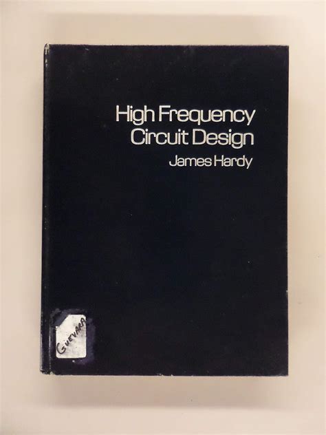 High Frequency Circuit Design Hardy James K 9780835928243 Amazon