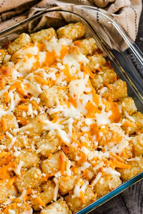 Leftover Pulled Pork Tater Tot Casserole Recipe Our Zesty Life