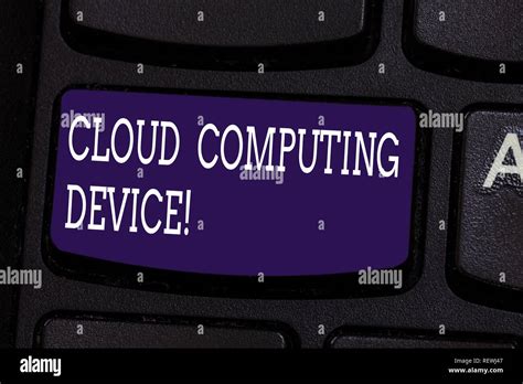 Text Sign Showing Cloud Computing Device Conceptual Photo Shared Pools Of Configurable Computer