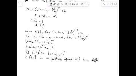 Proving A Series Is An Arithmetic Sequence Youtube