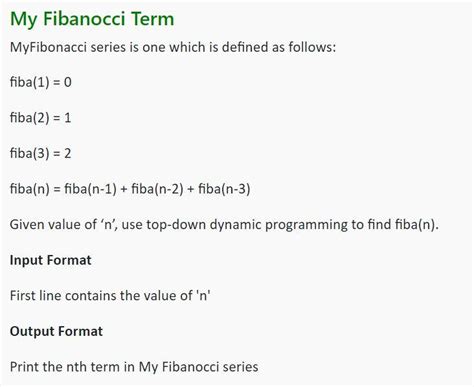 Solved My Fibanocci Term Myfibonacci Series Is One Which Is Solved My Fibanocci Term Myfibonacci Series Is One Which Is