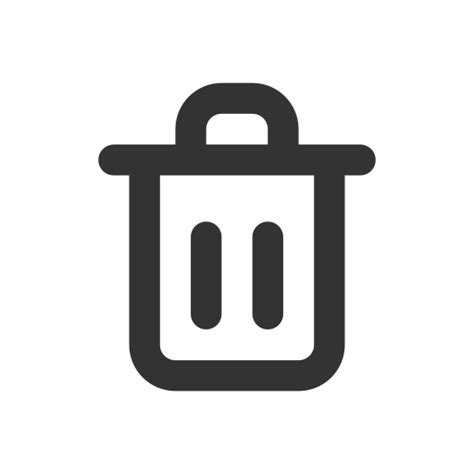 Trash Can Delete Button Recycle Bin Waste Container Icon Download On Iconfinder