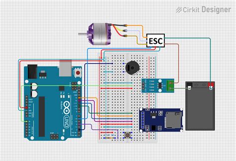 Arduino Uno Controlled Brushless Motor With Sd Data Logging And Buzzer Alert System How To