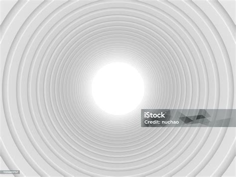 백색 원형 공간 미래 건축 건물의 관점 요약 미래 지향적인 아이디어 디자인 3d 렌더링 3차원 형태에 대한 스톡 사진 및 기타 이미지 Istock
