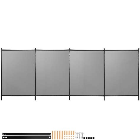 Vevor Barrière De Piscône 12x146 M Clôture De Protection Pliable