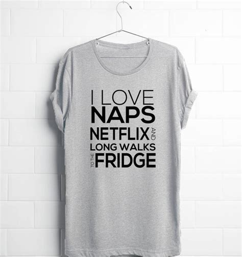 Netflix Tshirt I Love Naps And Netflix Shirt Funny Ts Etsy