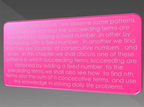 Arithmetic Progressions Ppt