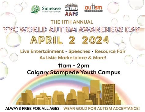 World Autism Acceptance Month — Autism Society Alberta