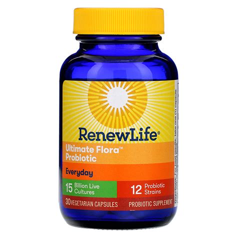 Renew Life Everyday Ultimate Flora Probiotic 15 Billion Live