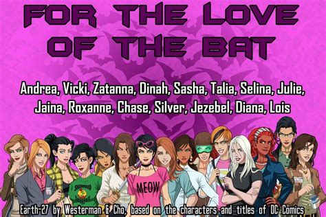 Fan Art For The Love Of The Bat Earth 27 Batmans Love Interests By Roysovitch And Phil Cho