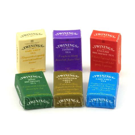 Dolls House Packaging Old Dolls House Miniature Set Of 6 Twinings
