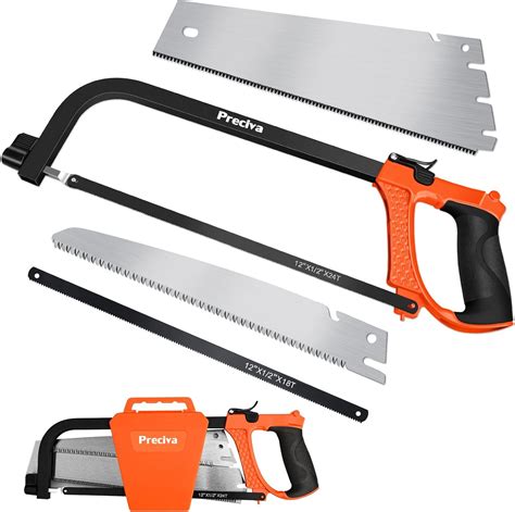 Preciva 3 In 1 Hand Saw Hacksaw Set Multi Blades Hand Saw With 3