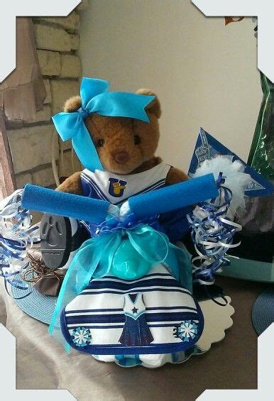 Cheerleader Diaper Cake By Normas Unique T Baskets