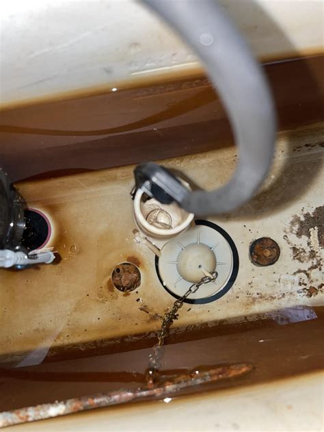 Toilet Issue Water Leaking Into Bottom Of Overflow Tube Rplumbing