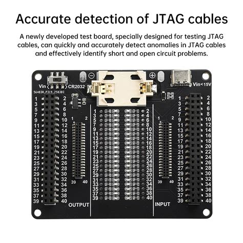 Pcbfun Jtag Cable Tester With Led Indicators For Armfpgaembedded
