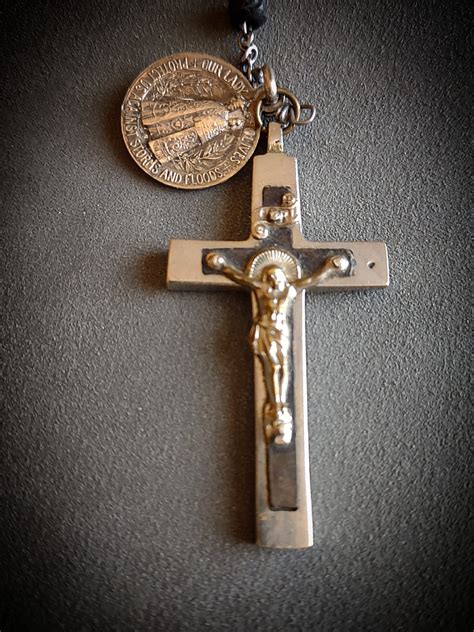 Primitive 1880s Dominican Habit Rosary 15 Decades Very Rare France