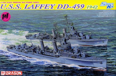 Dragon 1/700 USS Laffey DD-459 (1942), previewed by Scott Van Aken