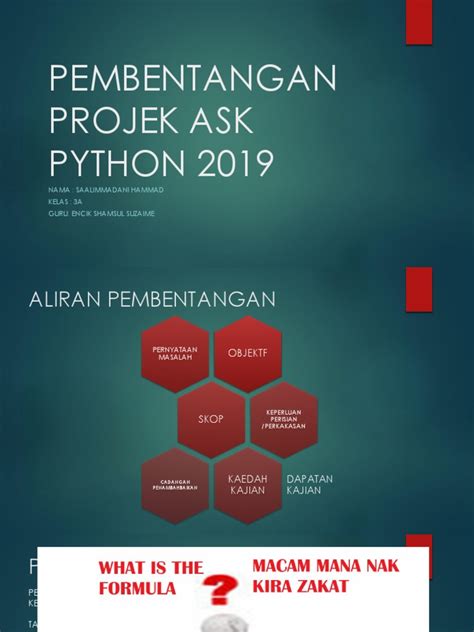 Pembentangan Projek Ask Python 2019 Pdf