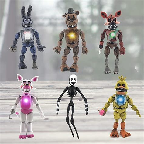 6Pcs 6inch Inspired By FNAF Five Nights At Freddys Toys Version