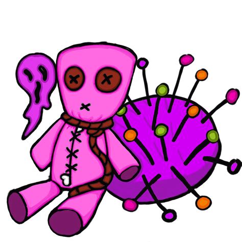 Pink Halloween Sublimation Voodoo Doll 27959436 Png