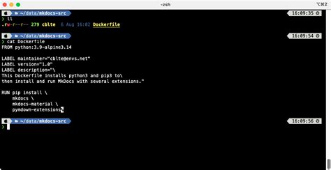 Mkdocs Mit Docker Zn Net