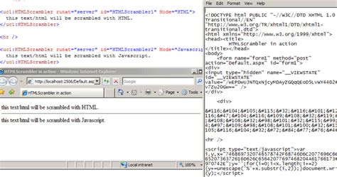 Simple Html Scrambler Codeproject