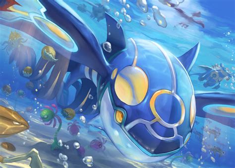 Anorith Armaldo Bubbles Cradily Kabutops Kyogre Lileep Nobody Omanyte
