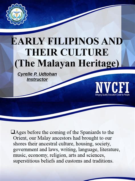 Topic 3 Early Filipinos And Their Culture Malayan Heritage Pdf Coins