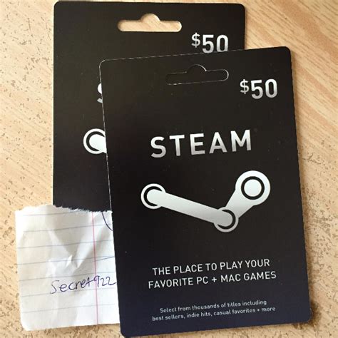Steam Wallet Card 50 Steam T Cards Gameflip
