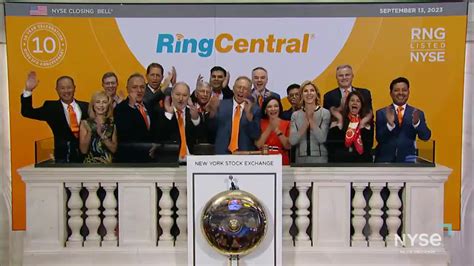 The Nyse Welcomes Ringcentral Inc Nyse Rng In Celebration Its 10th